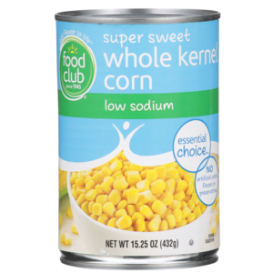 Low Sodium Super Sweet Whole Kernel Corn - Food Club