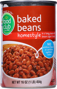 Food Club Homestyle Baked Beans 16 oz - Food Club