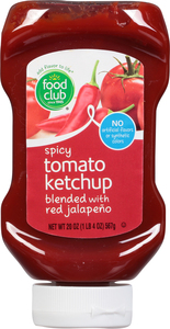 Food Club Spicy Tomato Ketchup 20 oz - Food Club