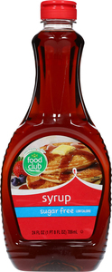 Food Club Sugar Free Syrup 24 fl oz - Food Club