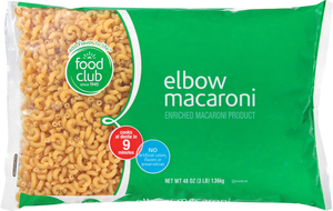 Food Club Elbow Macaroni 48 oz - Food Club