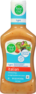 Food Club Light Italian Dressing 16 fl oz - Food Club