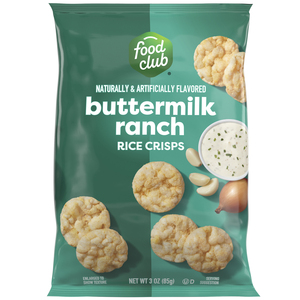 Food Club Buttermilk Ranch Rice Crisps 3 oz - Food Club
