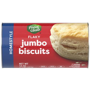 Food Club Flaky Homestyle Biscuits Jumbo 16 oz - Food Club