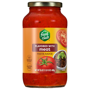 Food Club Flavored with Meat Pasta Sauce 24 oz - Food Club