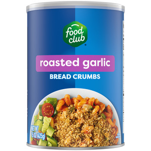Food Club Roasted Garlic Bread Crumbs 15 oz - Food Club